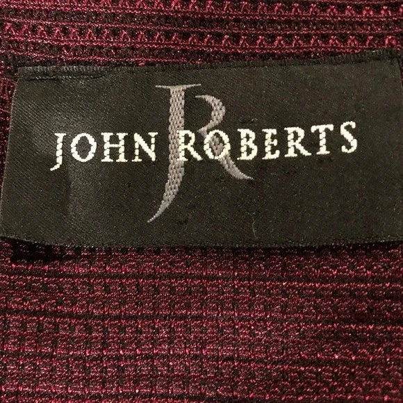 John Roberts | Pants & Jumpsuits | Vintage John Roberts Burgundy And ...